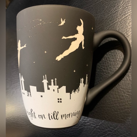 Disney | Dining | Disney Peter Pan Mug Second Star Silhouette Soft ...